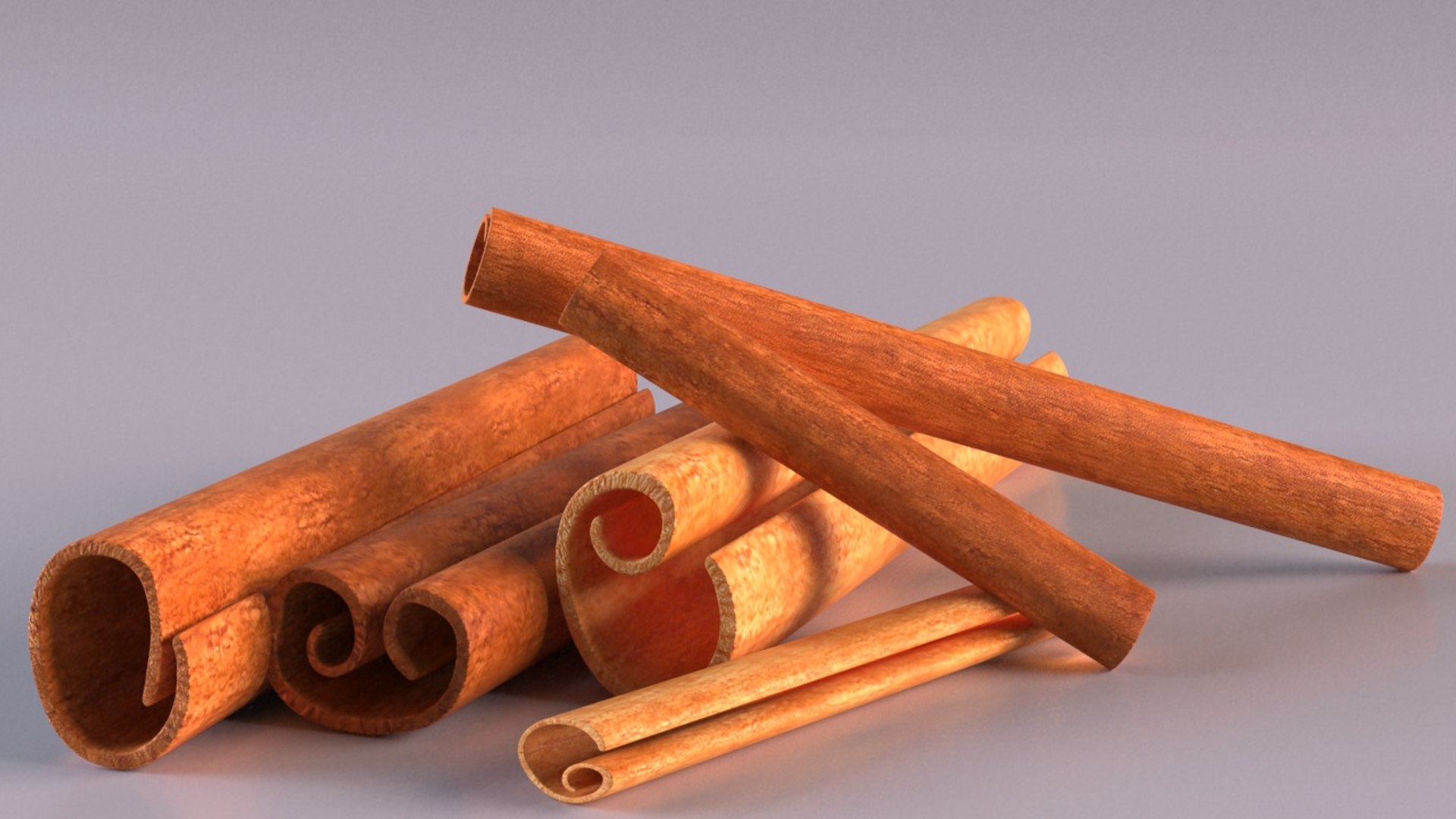 Cinnamon Spices 3D Model - TurboSquid 1393949