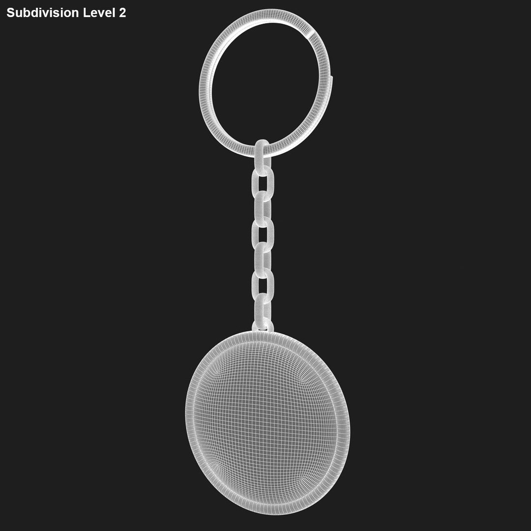 3d Model Keychain Scanline Ready