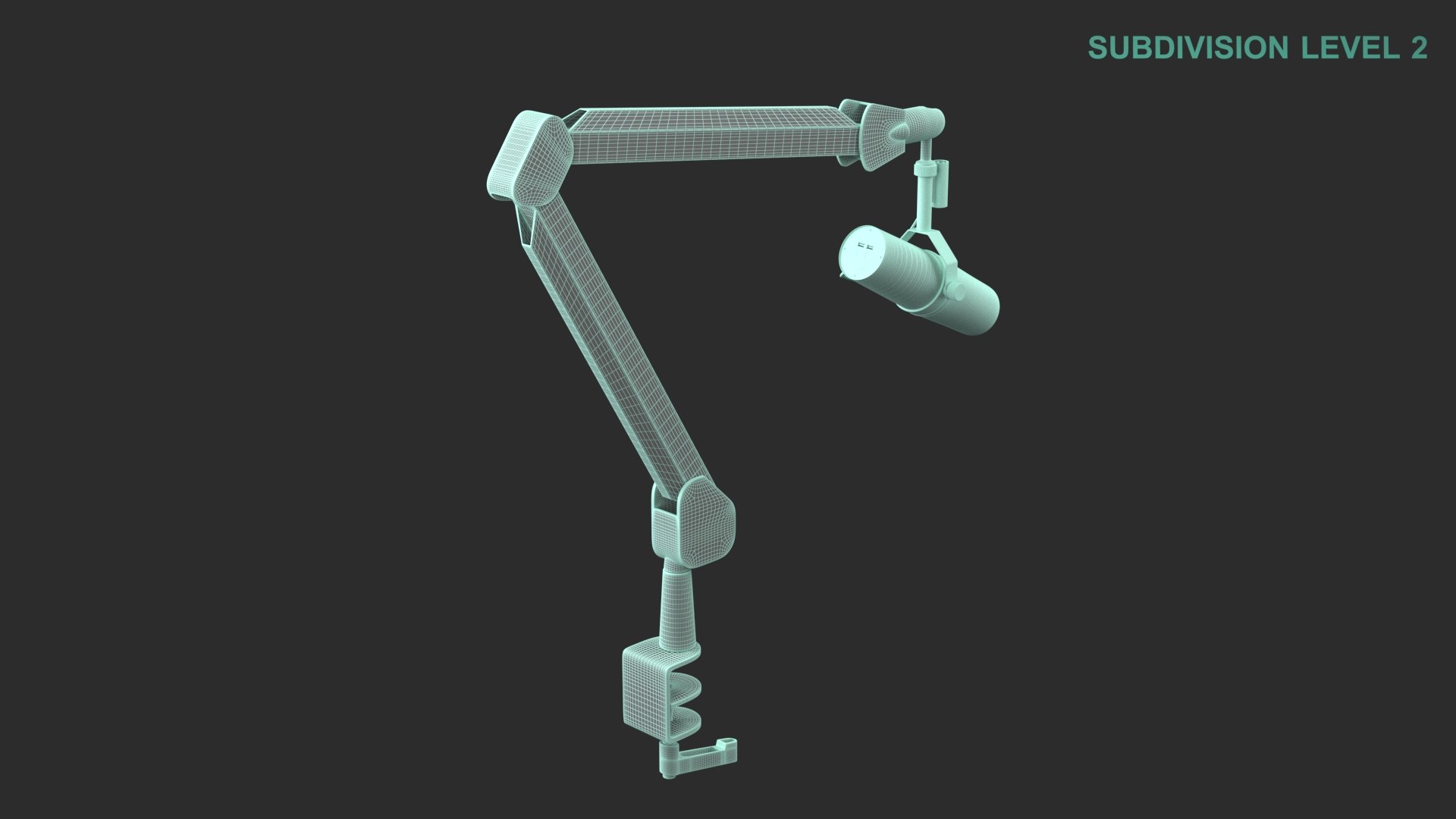 3D Microphone With Stand Model - TurboSquid 2076163
