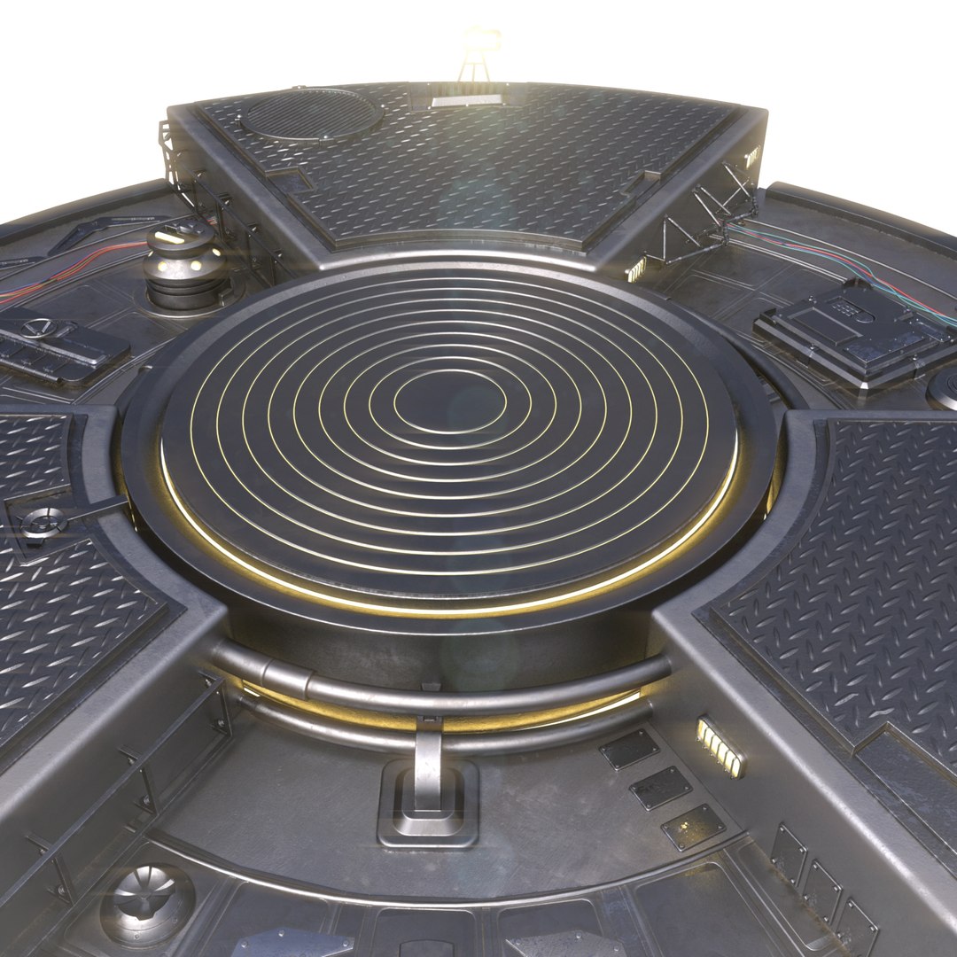 6 sci fi turntables obj