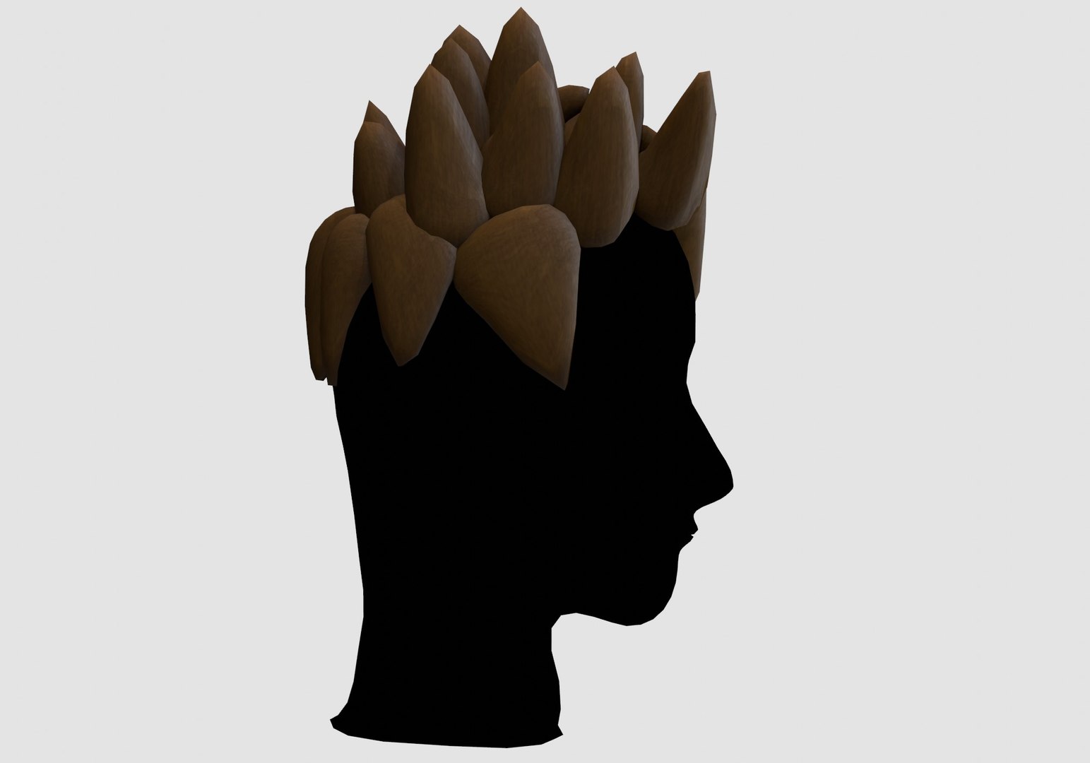 3D Sharp Up Hairstyle - TurboSquid 1931882