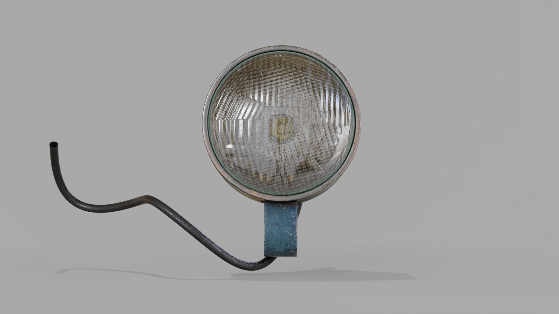 Vintage Industrial Headlight 3D Model Game Ready PBR Textures 3D Model ...