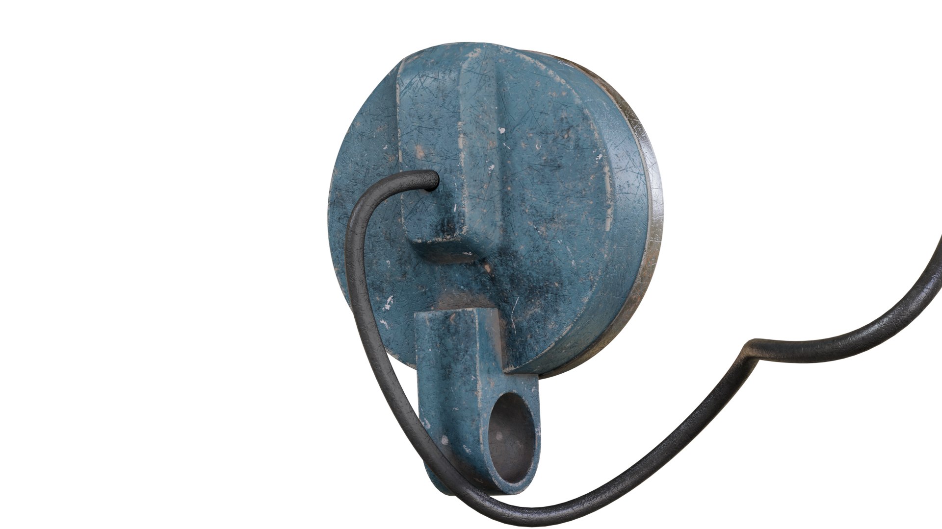 Vintage Industrial Headlight 3D Model Game Ready PBR Textures 3D Model ...