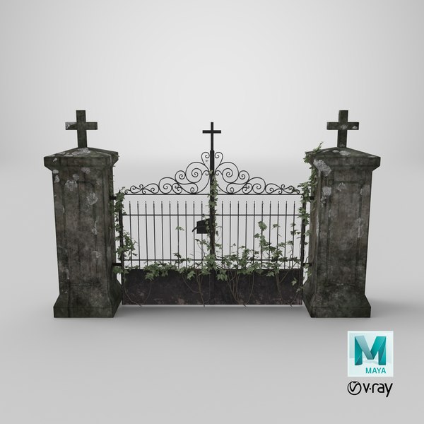 3D cemetery-gates-01 model - TurboSquid 1156486