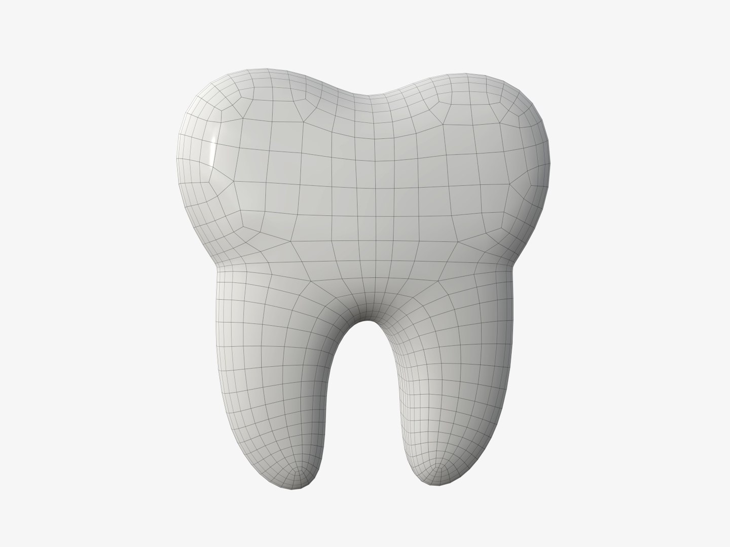 Cartoon tooth model - TurboSquid 1474308