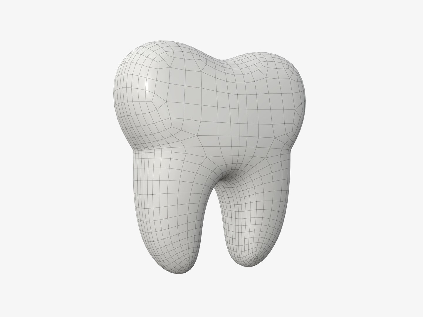 Cartoon tooth model - TurboSquid 1474308