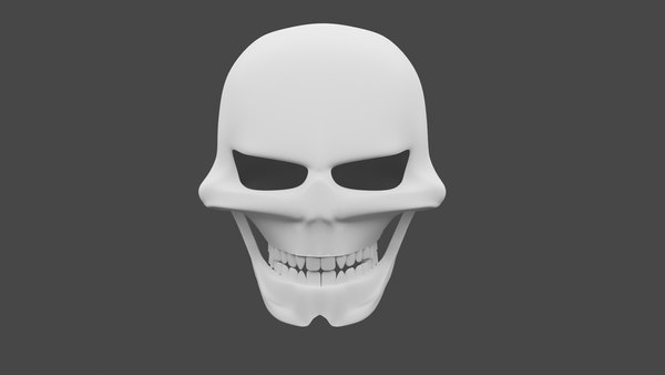 modelo 3d máscara de calavera - TurboSquid 2123070