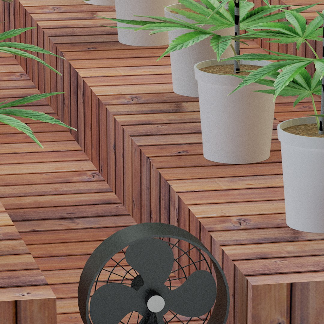 3D Laboratory Marijuana Set - TurboSquid 1168925