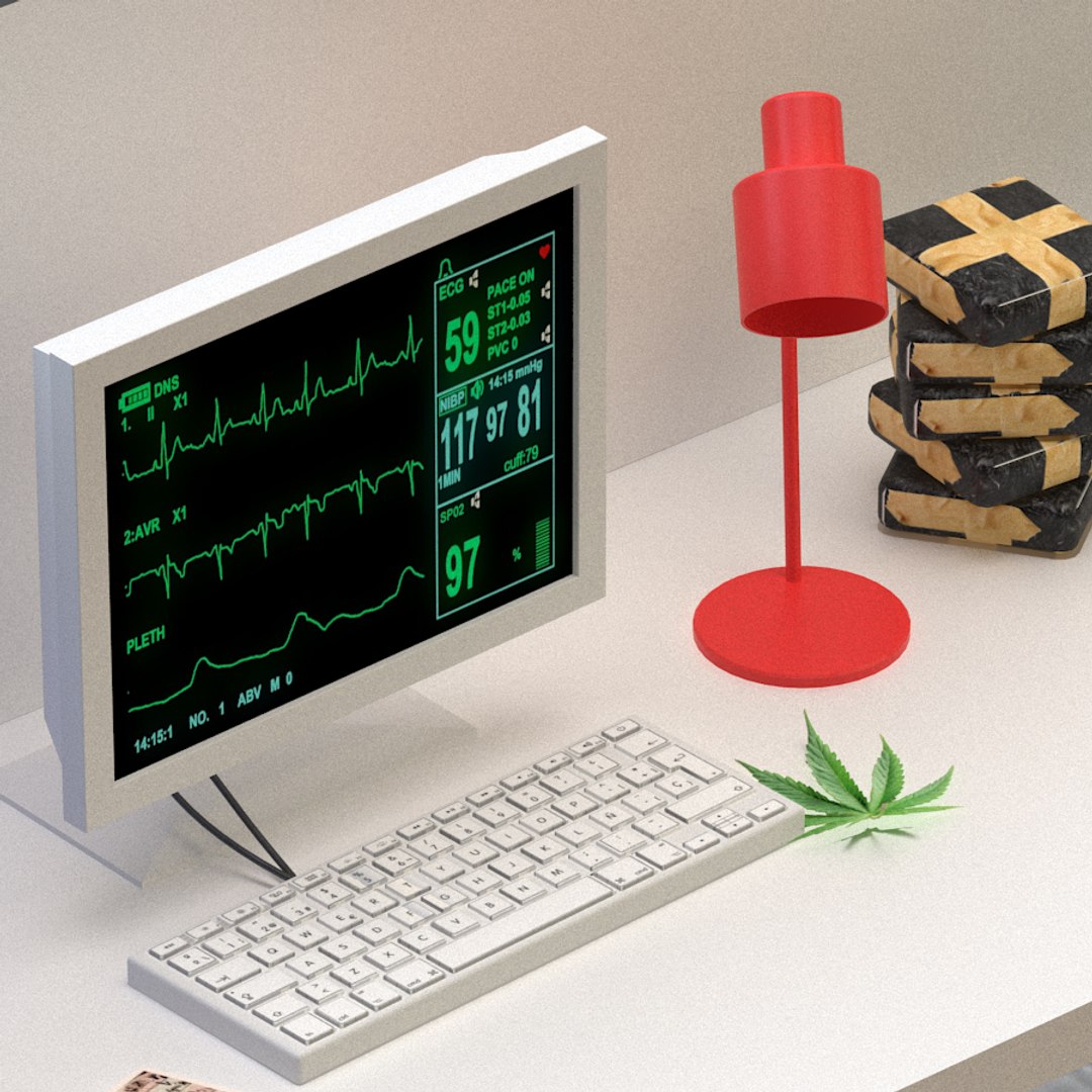 3D Laboratory Marijuana Set - TurboSquid 1168925