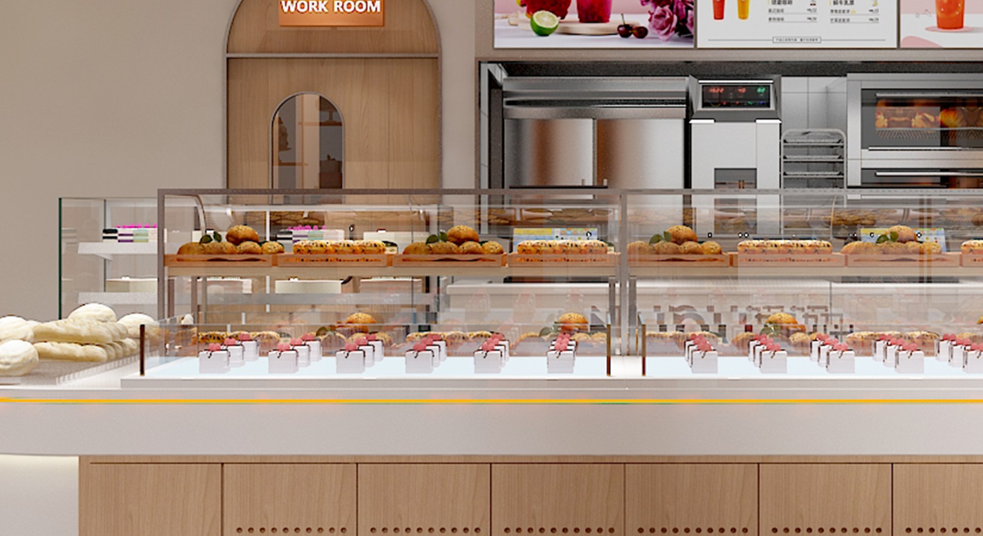 Modern Bakery Model - TurboSquid 2032679