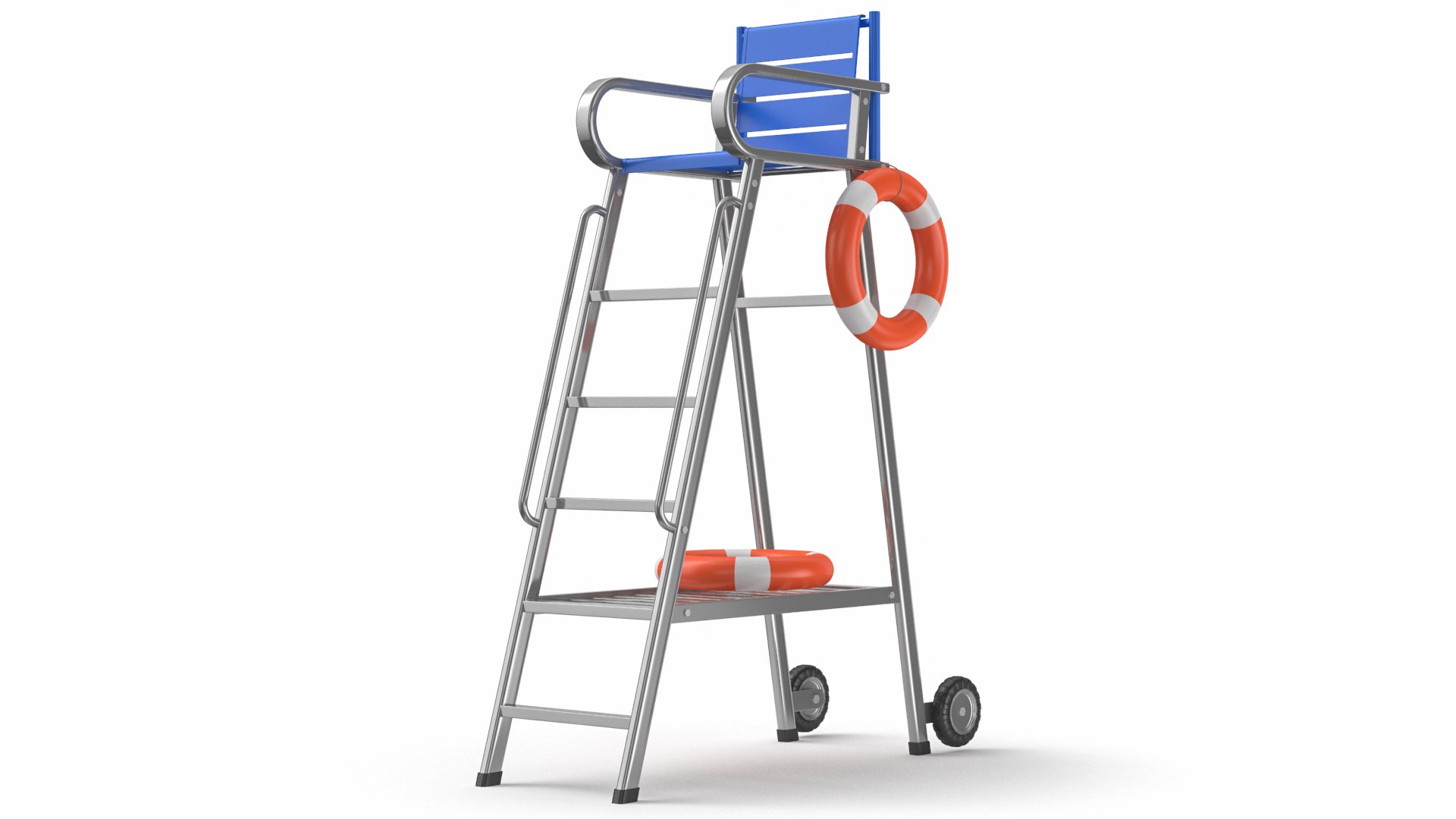 3D Model Lifeguard Chair 03 - TurboSquid 2033042