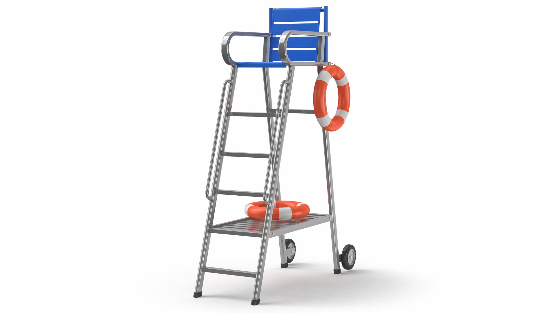 3D Model Lifeguard Chair 03 - TurboSquid 2033042