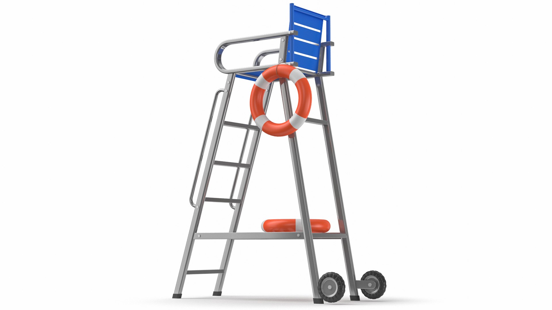 3D Model Lifeguard Chair 03 - TurboSquid 2033042