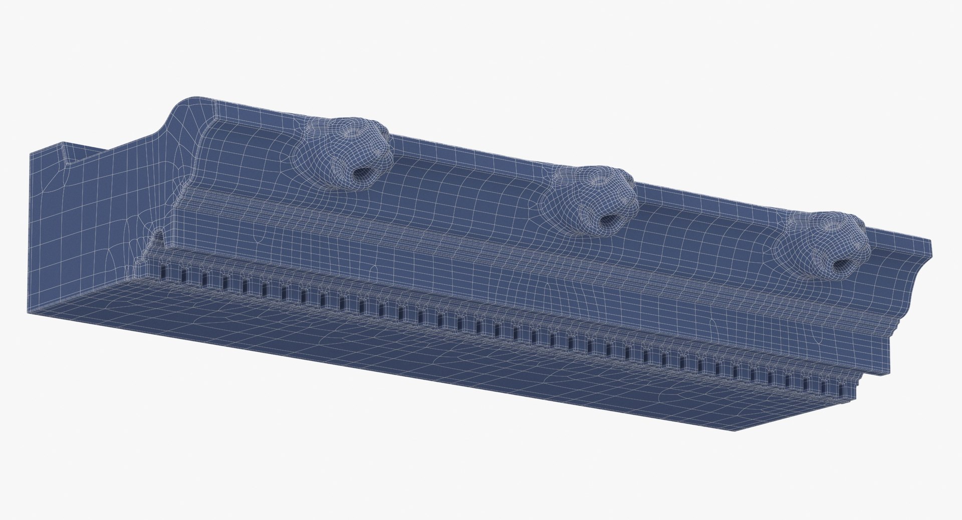 Roman Marble Cornice With Lion Heads 3D Model - TurboSquid 2155878