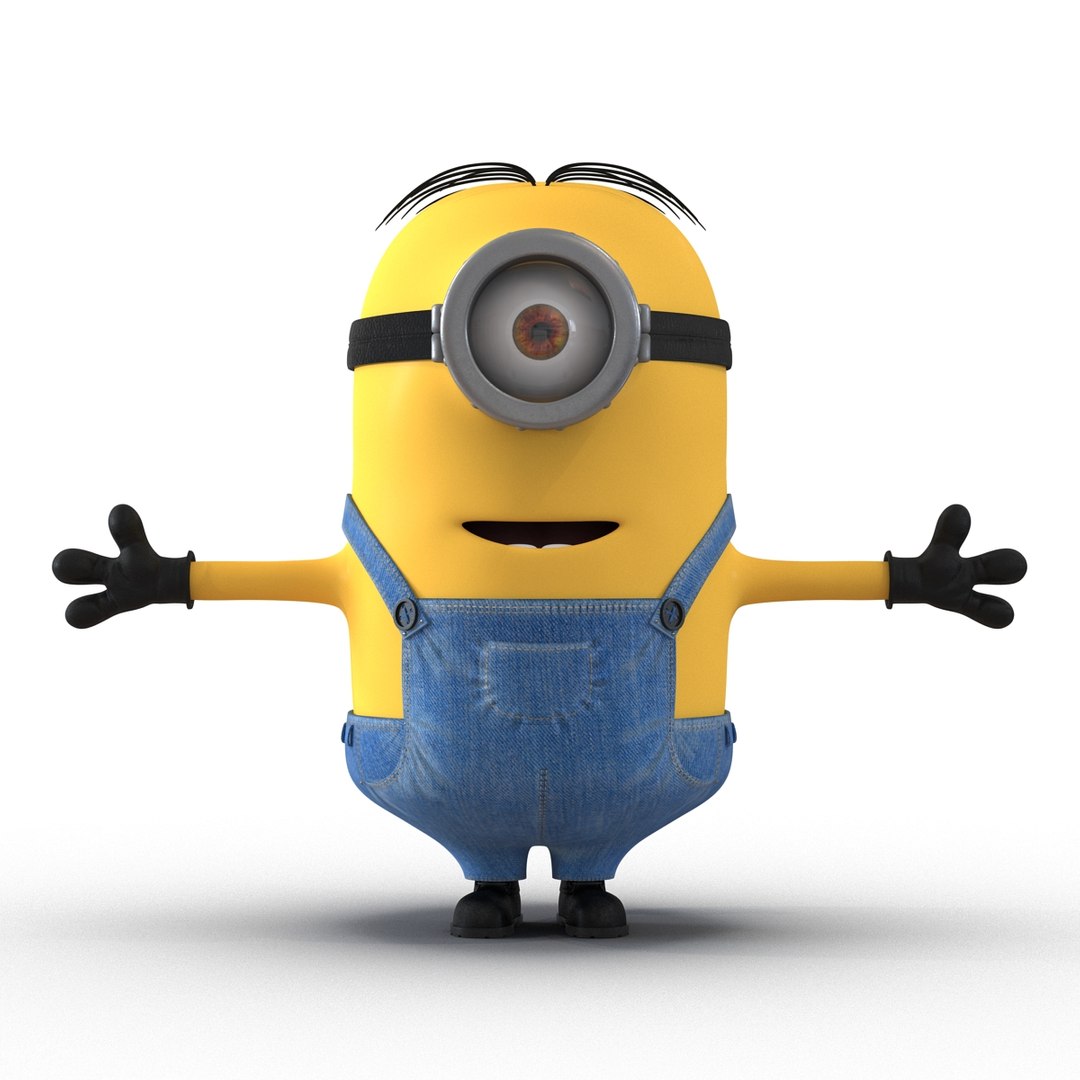 Short Eyed Minion C4d
