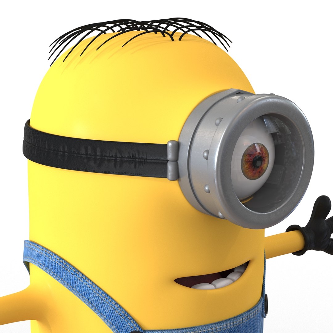 Short Eyed Minion C4d