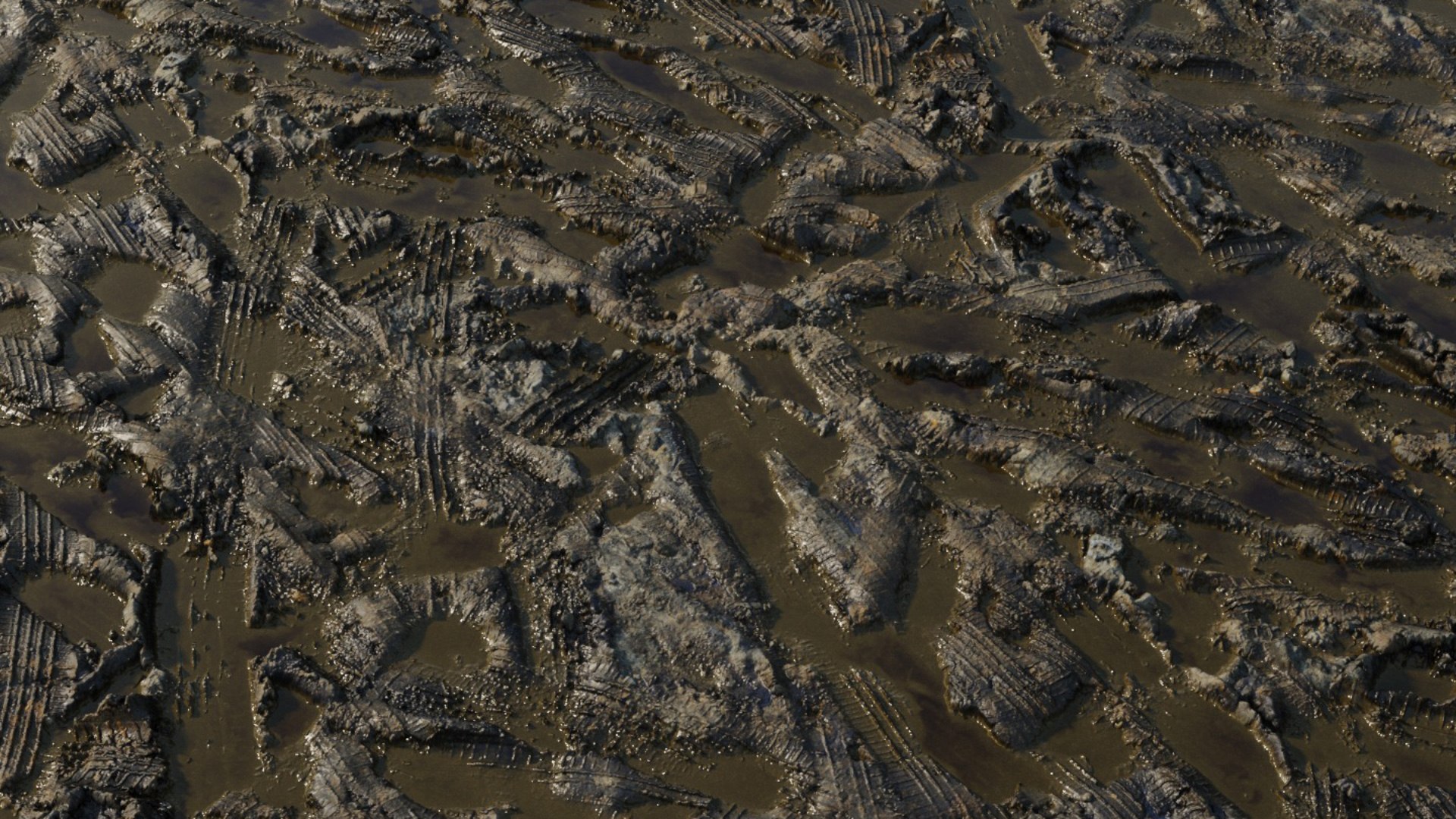 3D Wet Mud Puddle Material 06 - TurboSquid 2416468