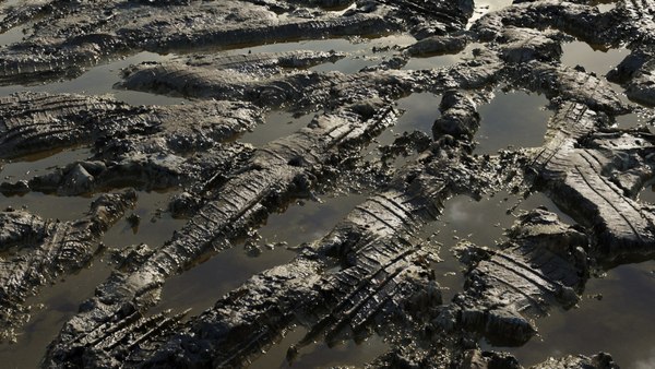 modelo 3d Material de charco de lodo húmedo 06 - TurboSquid 2416468