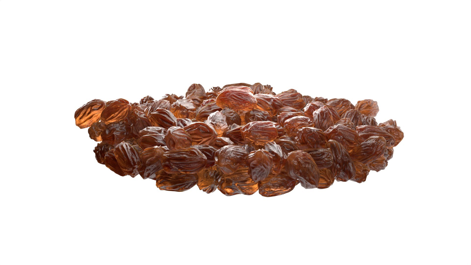 Orange Raisins Bowl 3D - TurboSquid 2397365