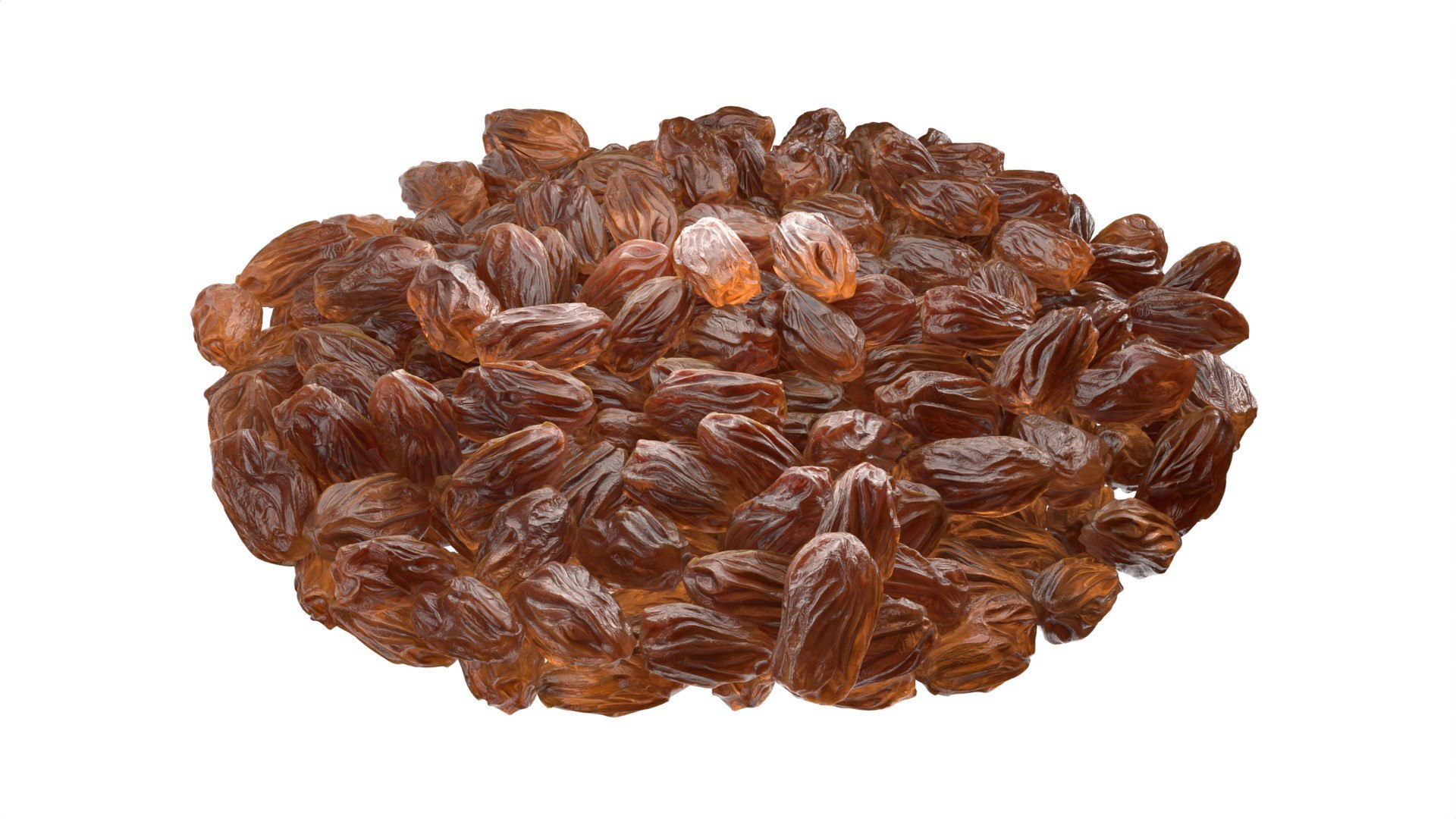 Orange Raisins Bowl 3D - TurboSquid 2397365