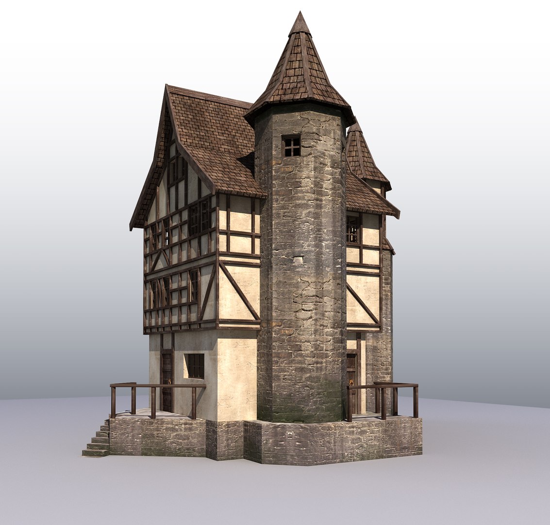 3d Old House