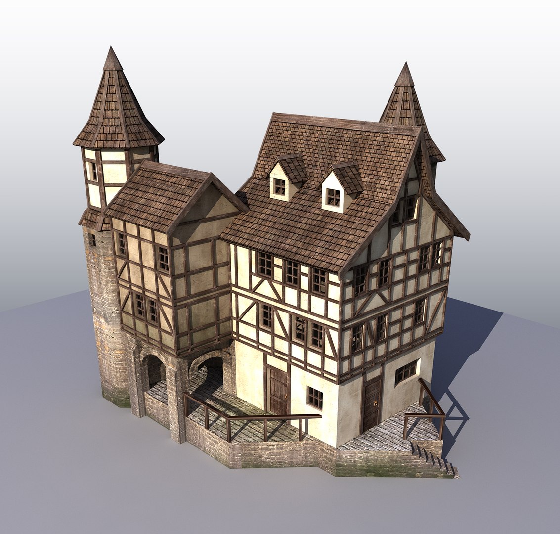 3d Old House