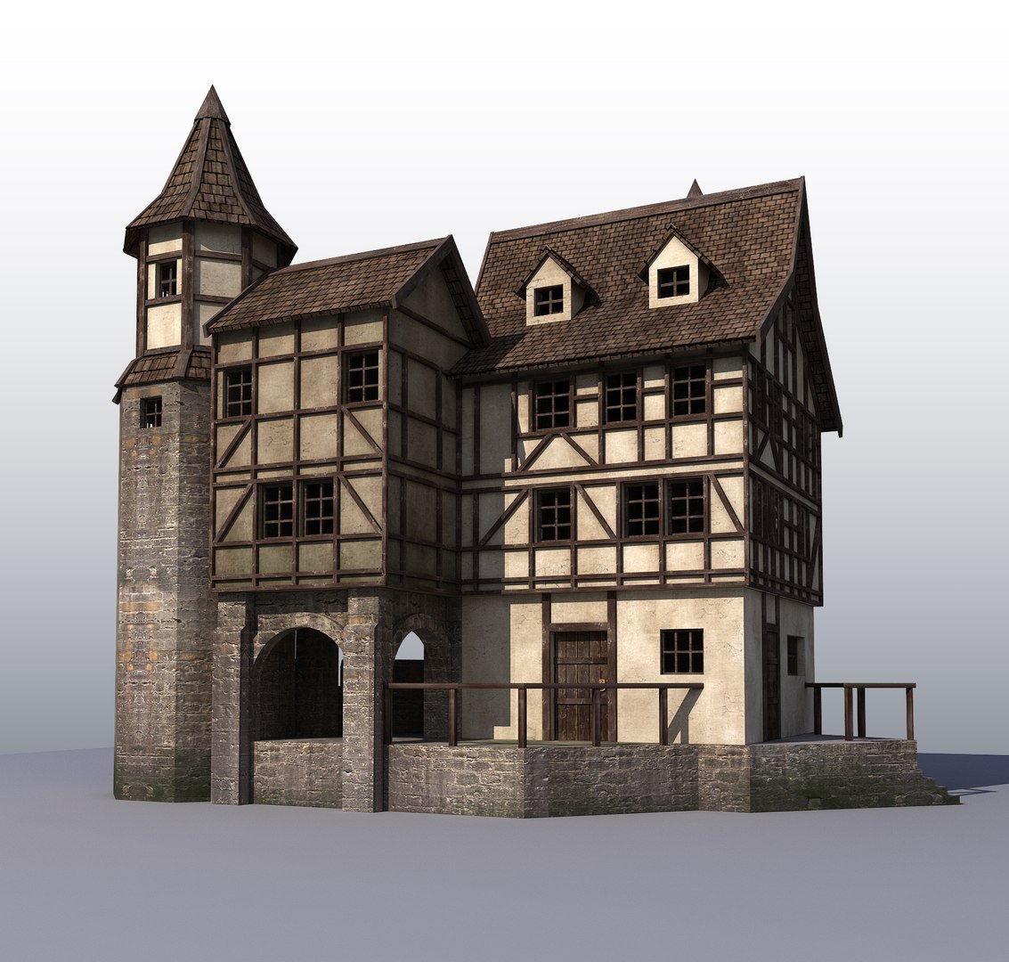 3d Old House