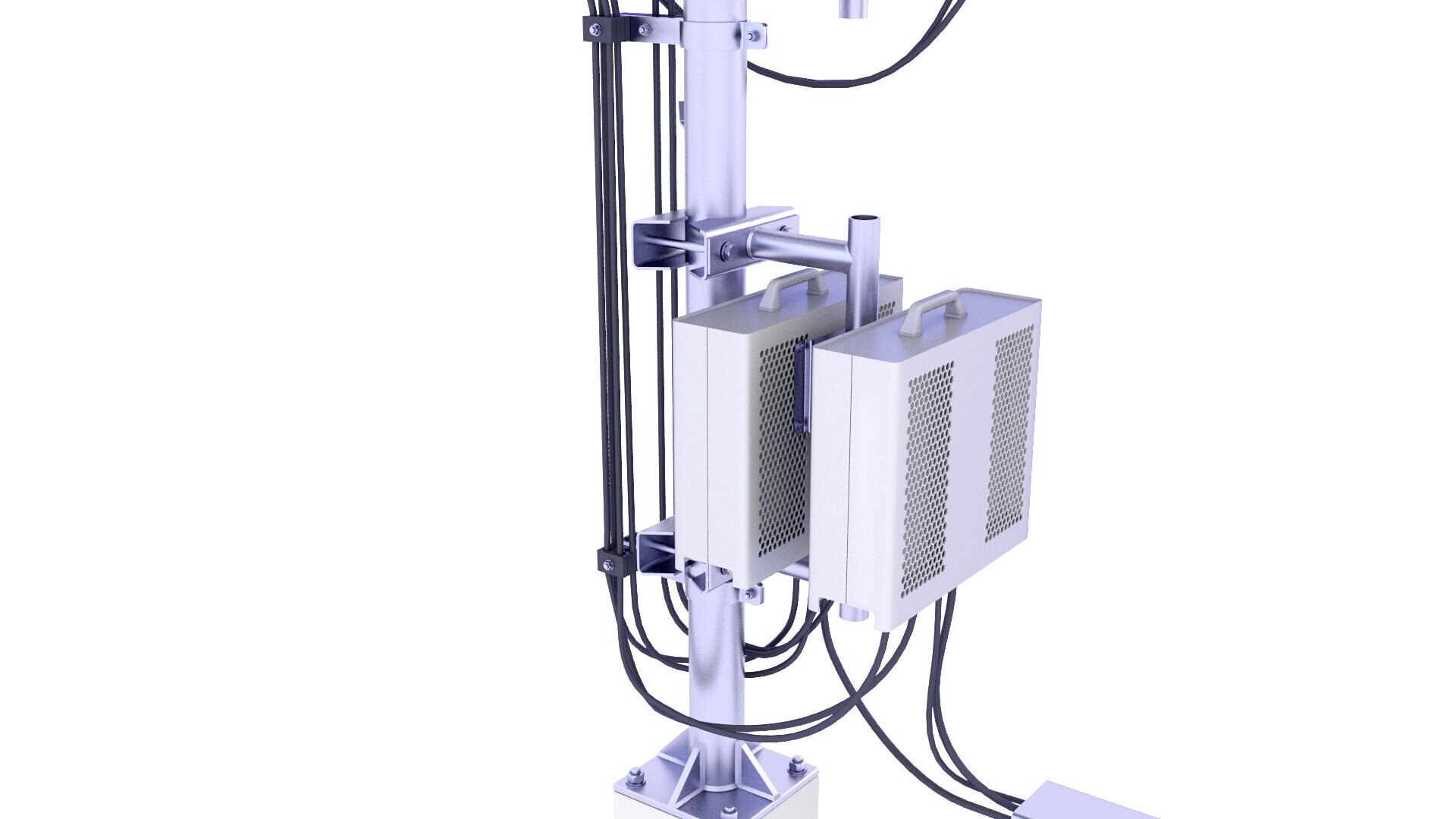 Rooftop Cell Tower 9 3D Model - TurboSquid 1822573