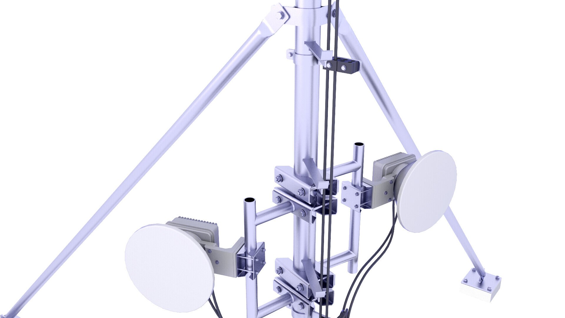 Rooftop Cell Tower 9 3D Model - TurboSquid 1822573