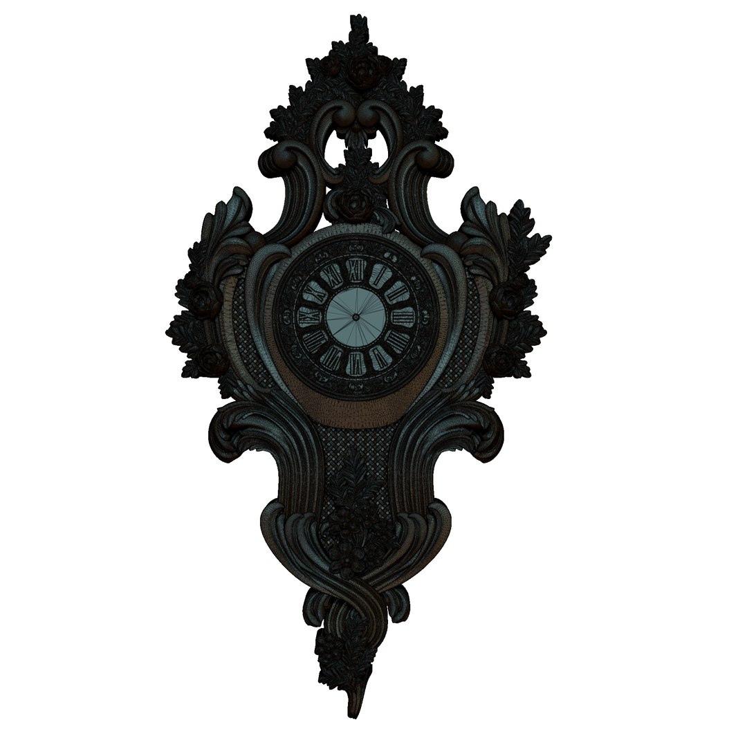 Clock Face Model - TurboSquid 1417671