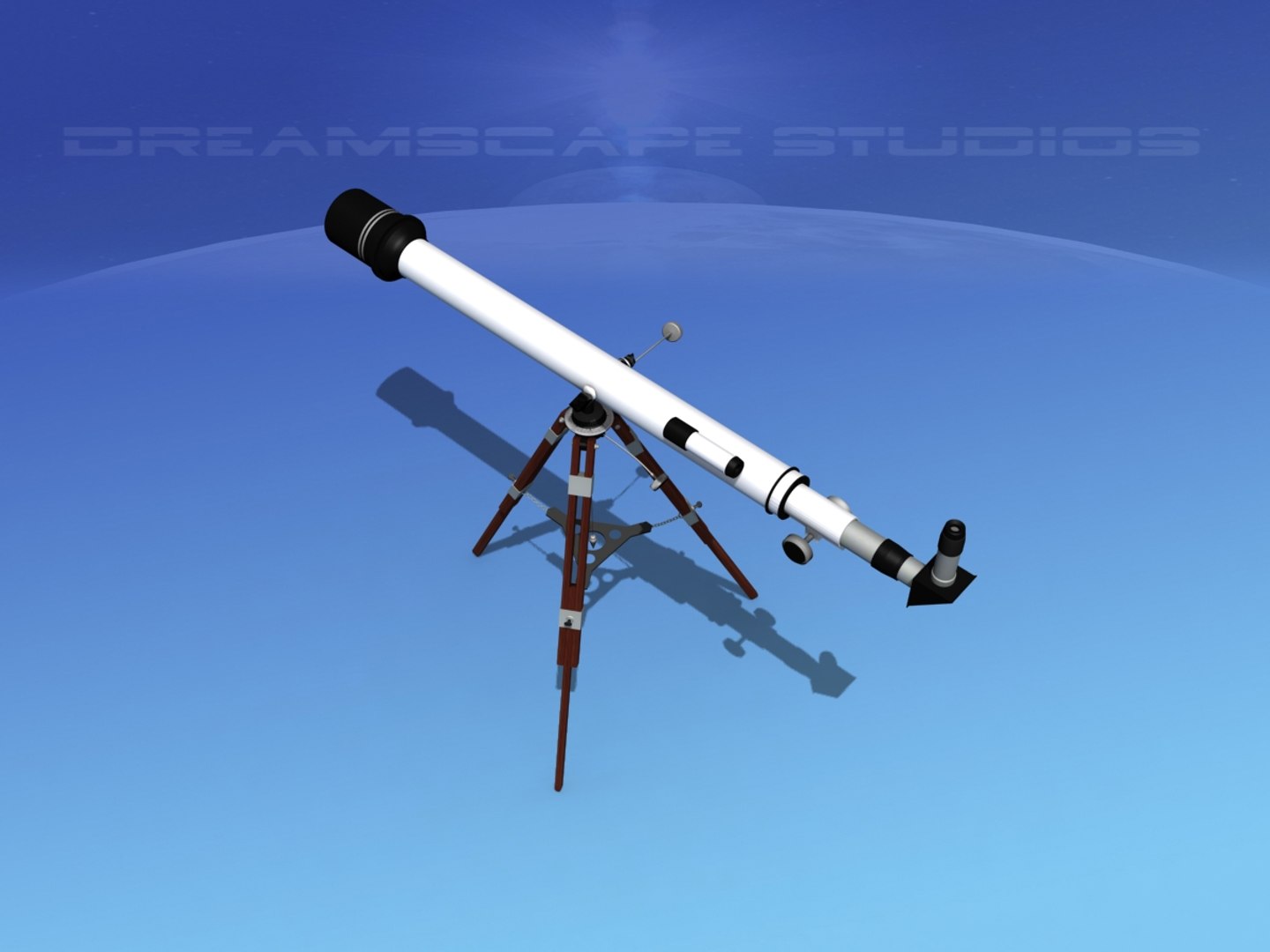 Refractor telescope 3D - TurboSquid 1212690