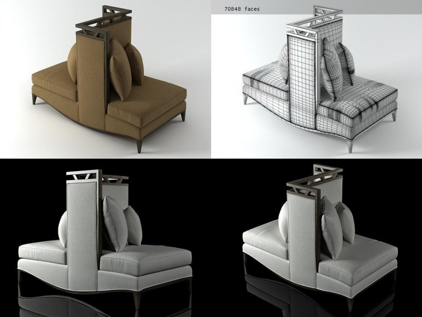 Free 3D Loveseat Model - TurboSquid 1181129