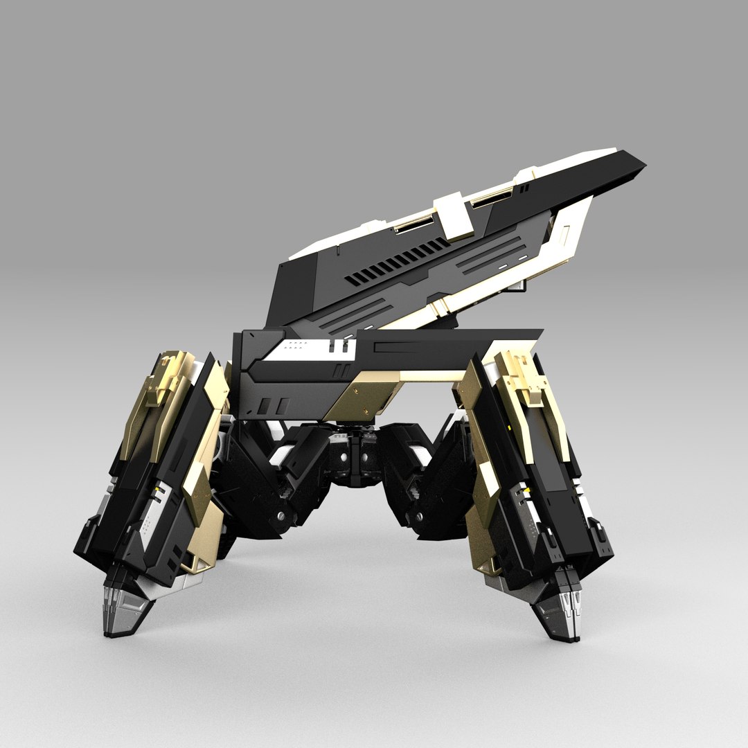 Robot Quadbot 111f Model - TurboSquid 1523286