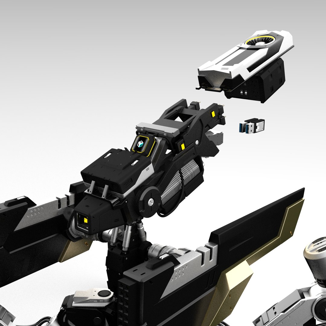 Robot Quadbot 111f Model - TurboSquid 1523286