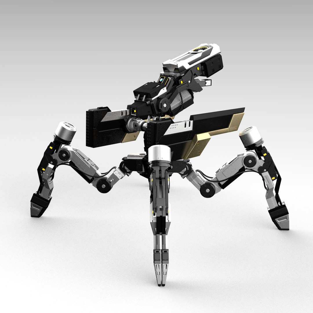 Robot Quadbot 111f Model - TurboSquid 1523286