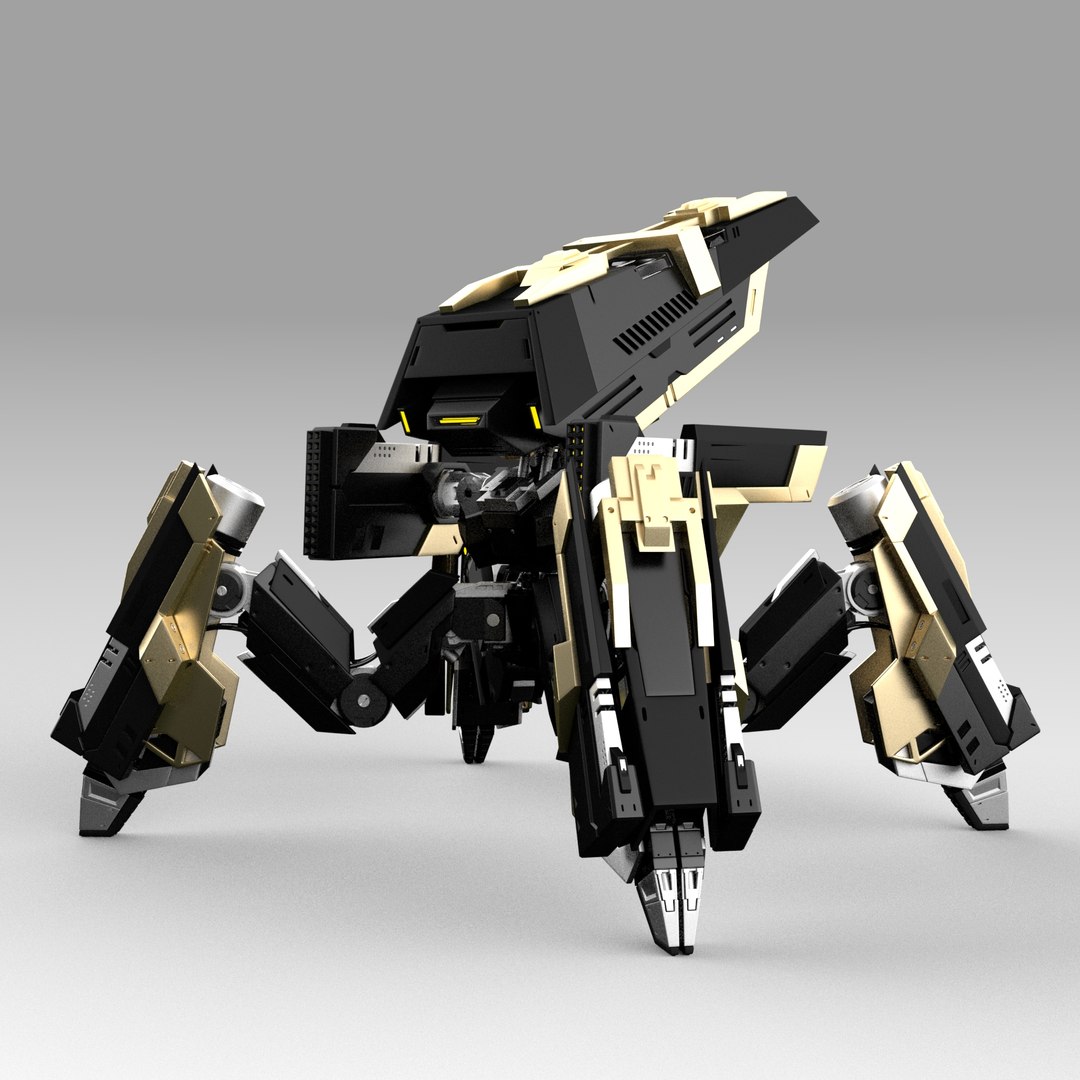 Robot Quadbot 111f Model - TurboSquid 1523286