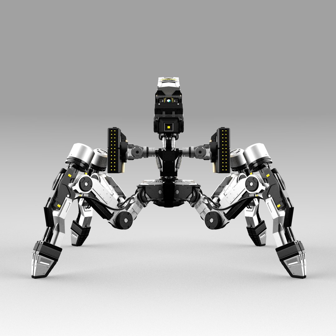 Robot Quadbot 111f Model - TurboSquid 1523286