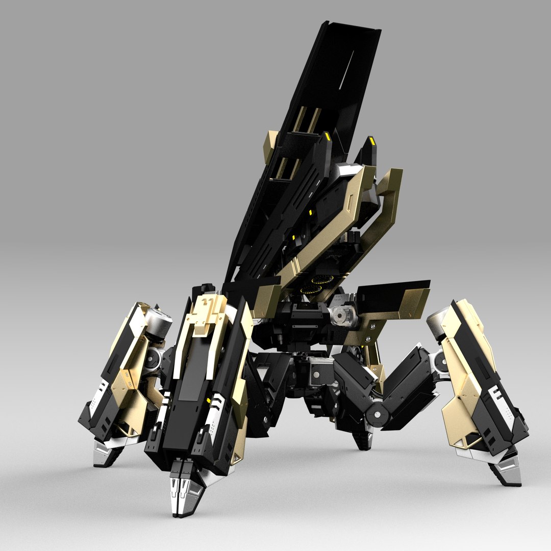 Robot Quadbot 111f Model - TurboSquid 1523286