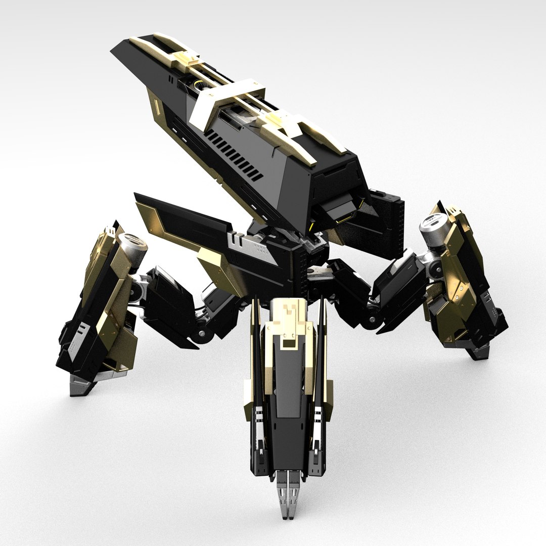 Robot Quadbot 111f Model - TurboSquid 1523286