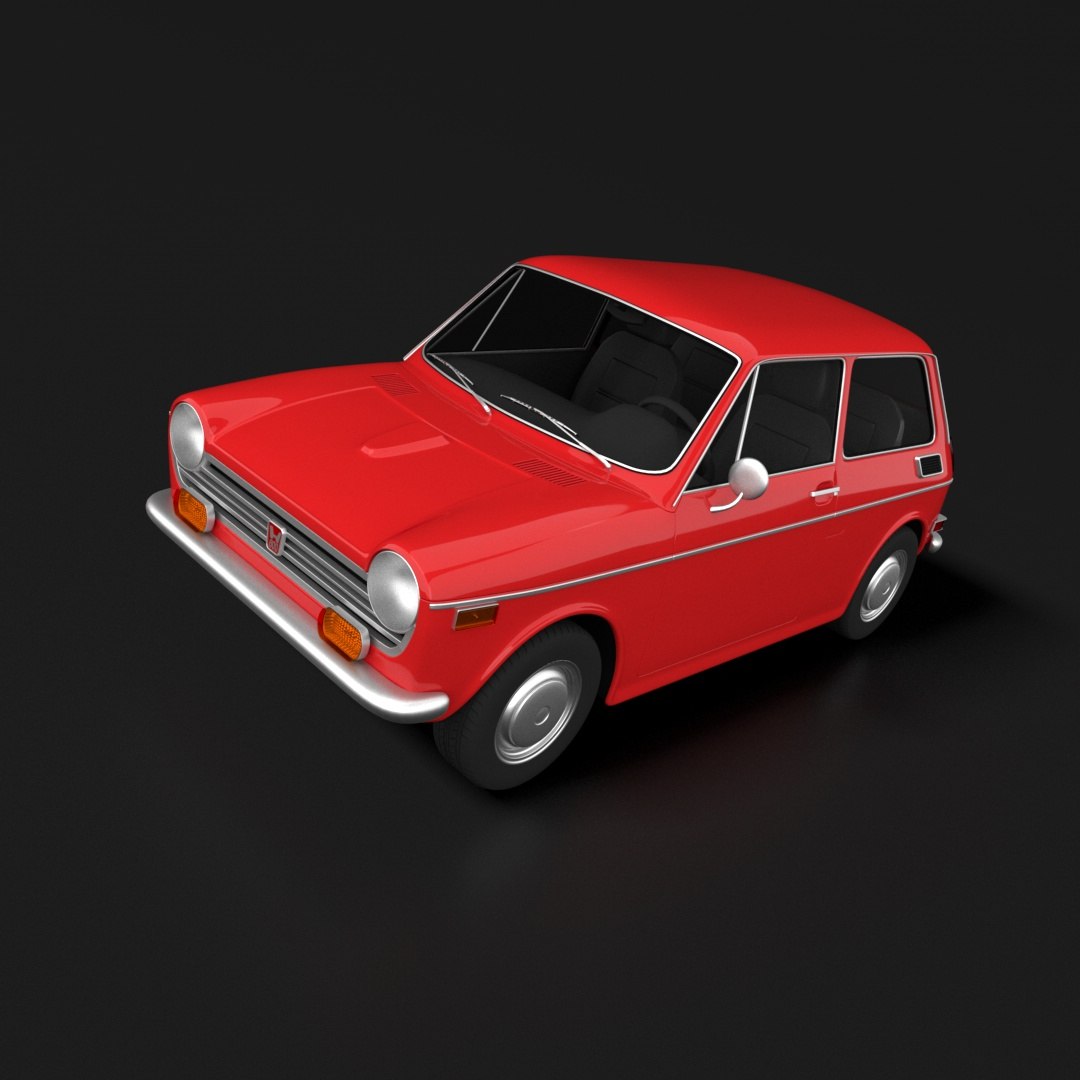 3D Honda N600 - TurboSquid 2340295
