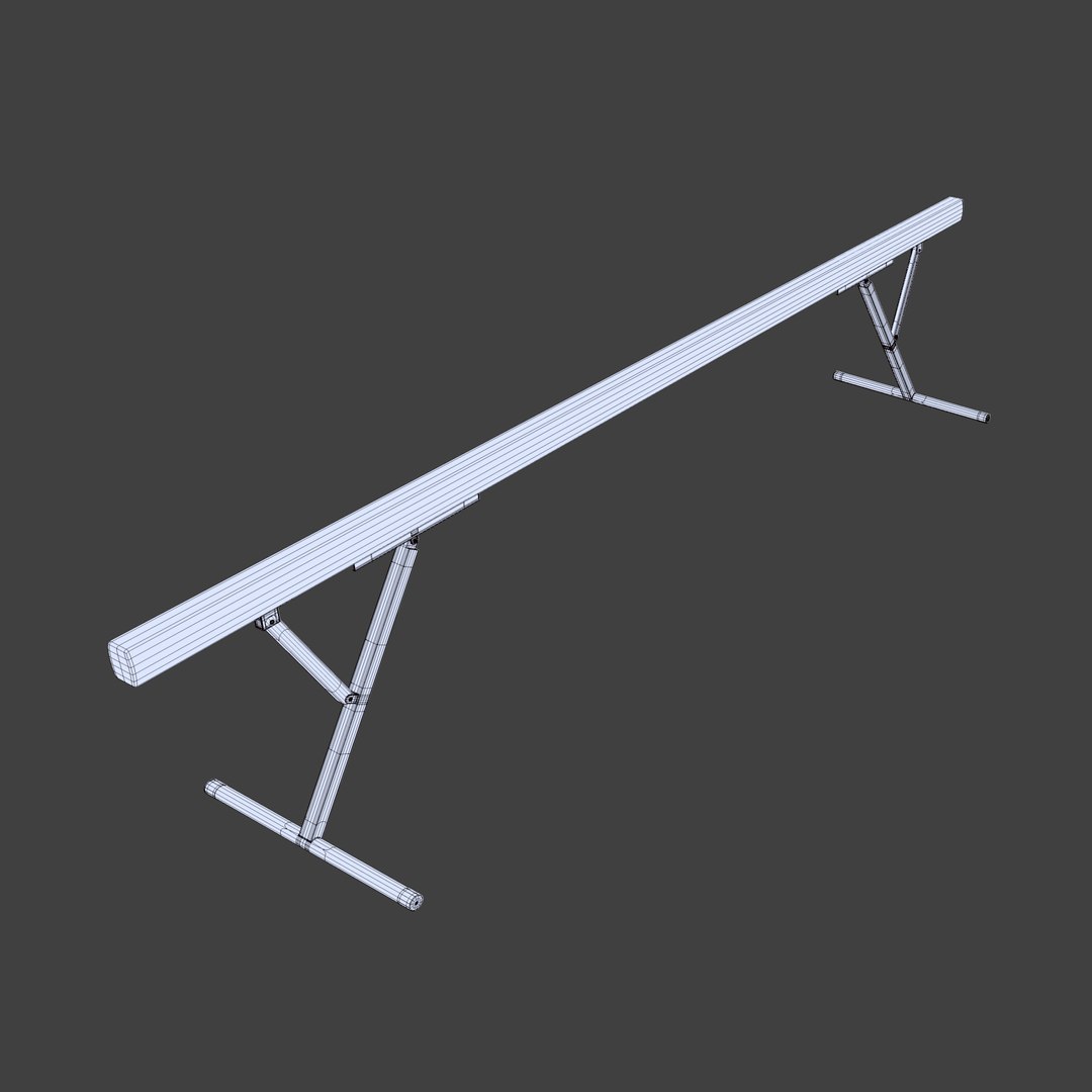 Balance Beam 3d Model