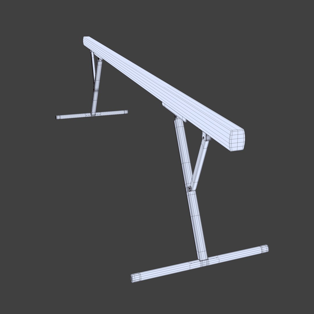 Balance Beam 3d Model