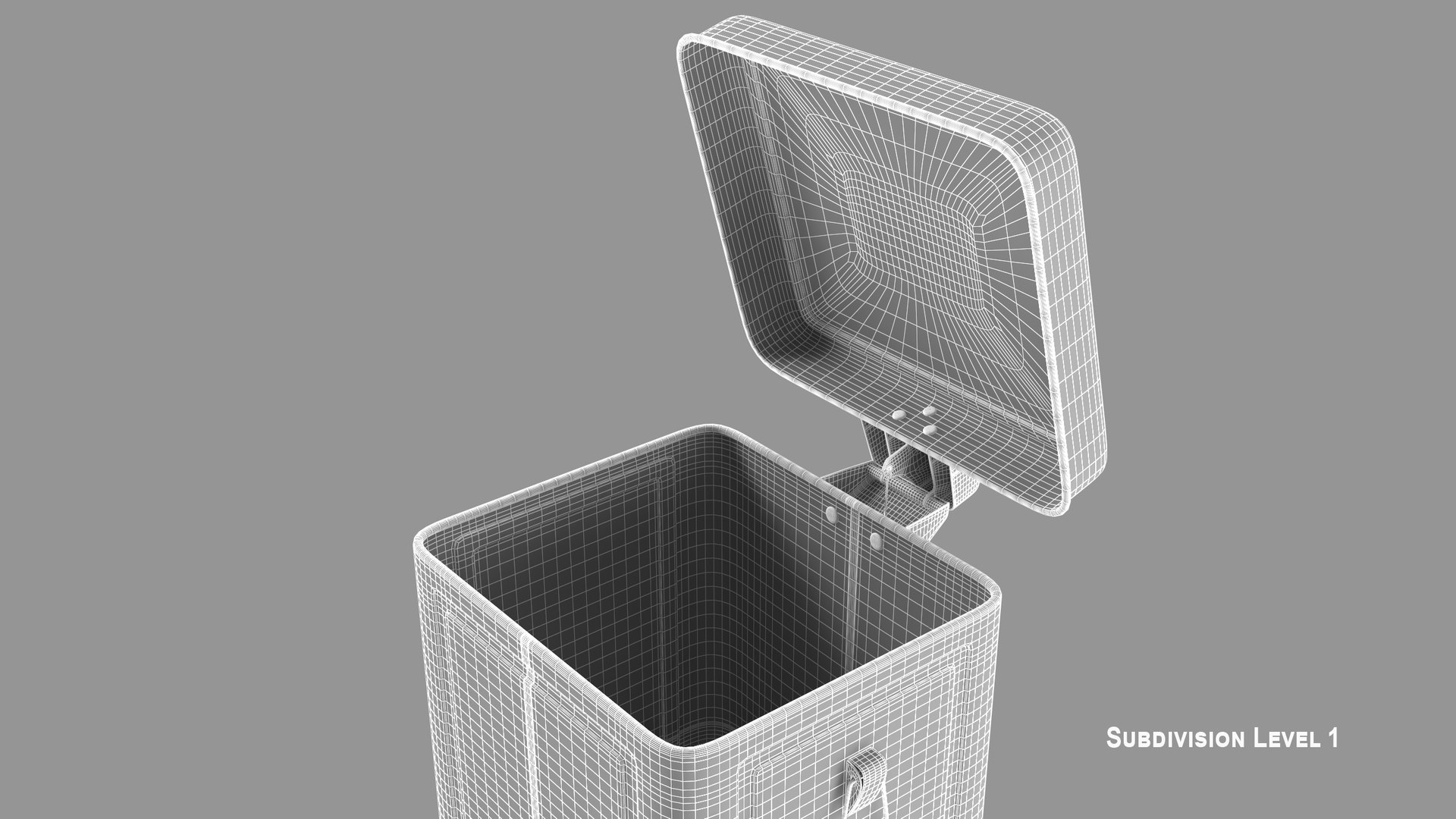 3D Container Dustbin - TurboSquid 1519646