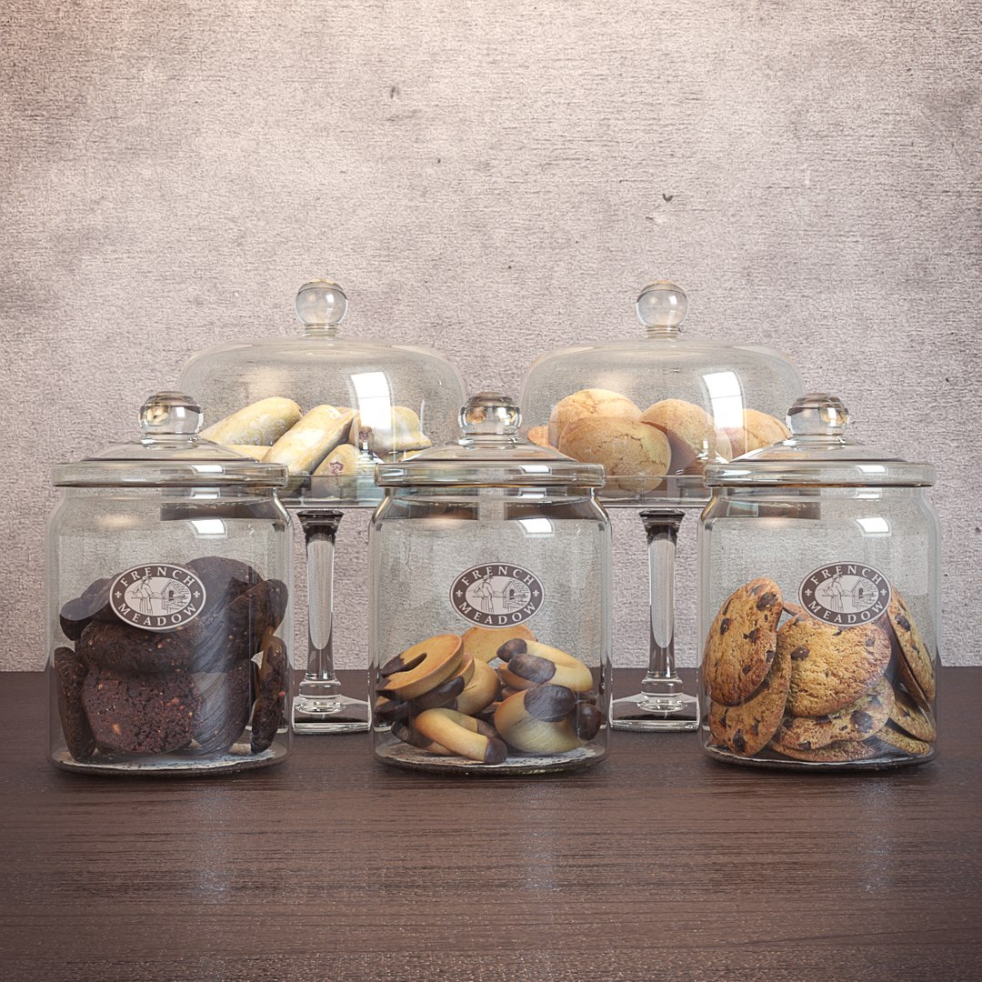 3d Cookie Jars Model