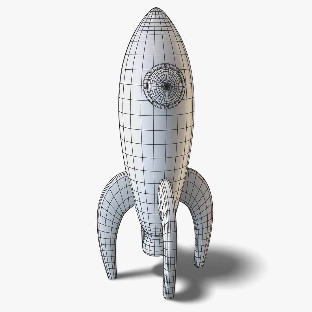 3d model retro rocket pack