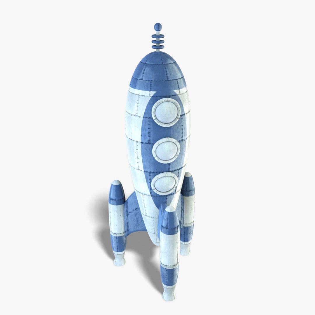 3d model retro rocket pack