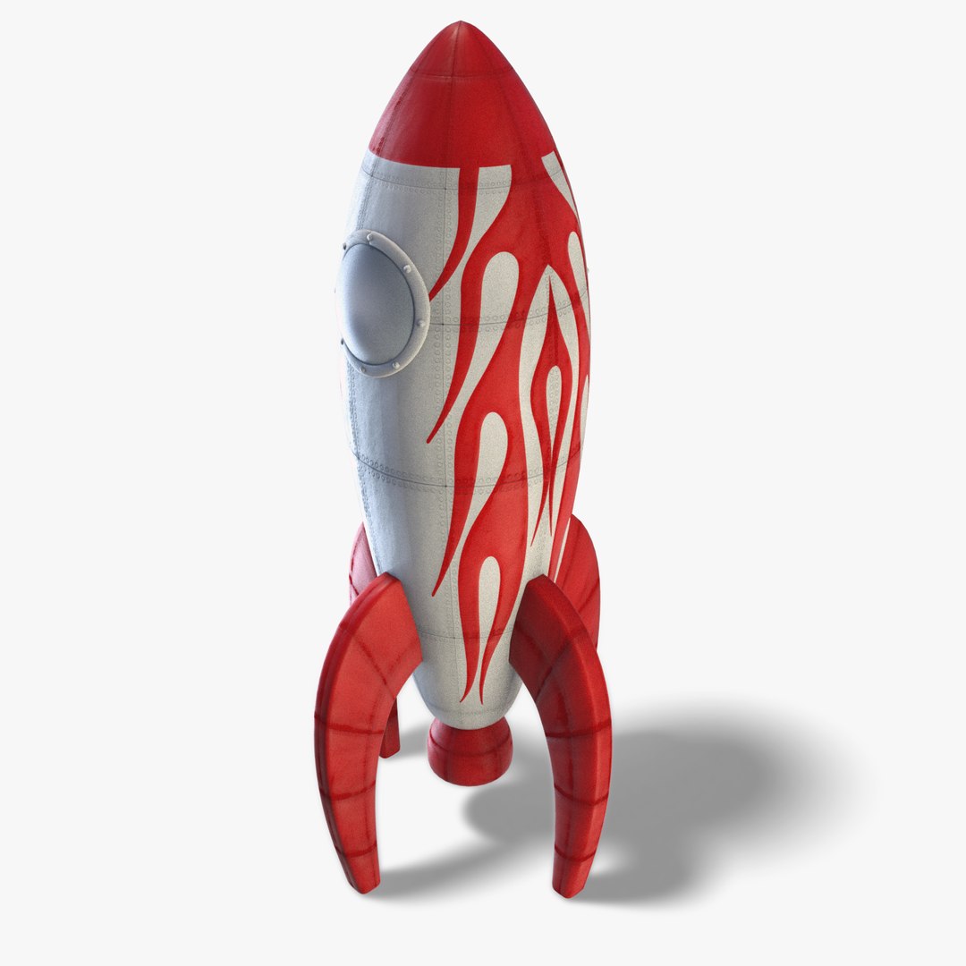 3d model retro rocket pack