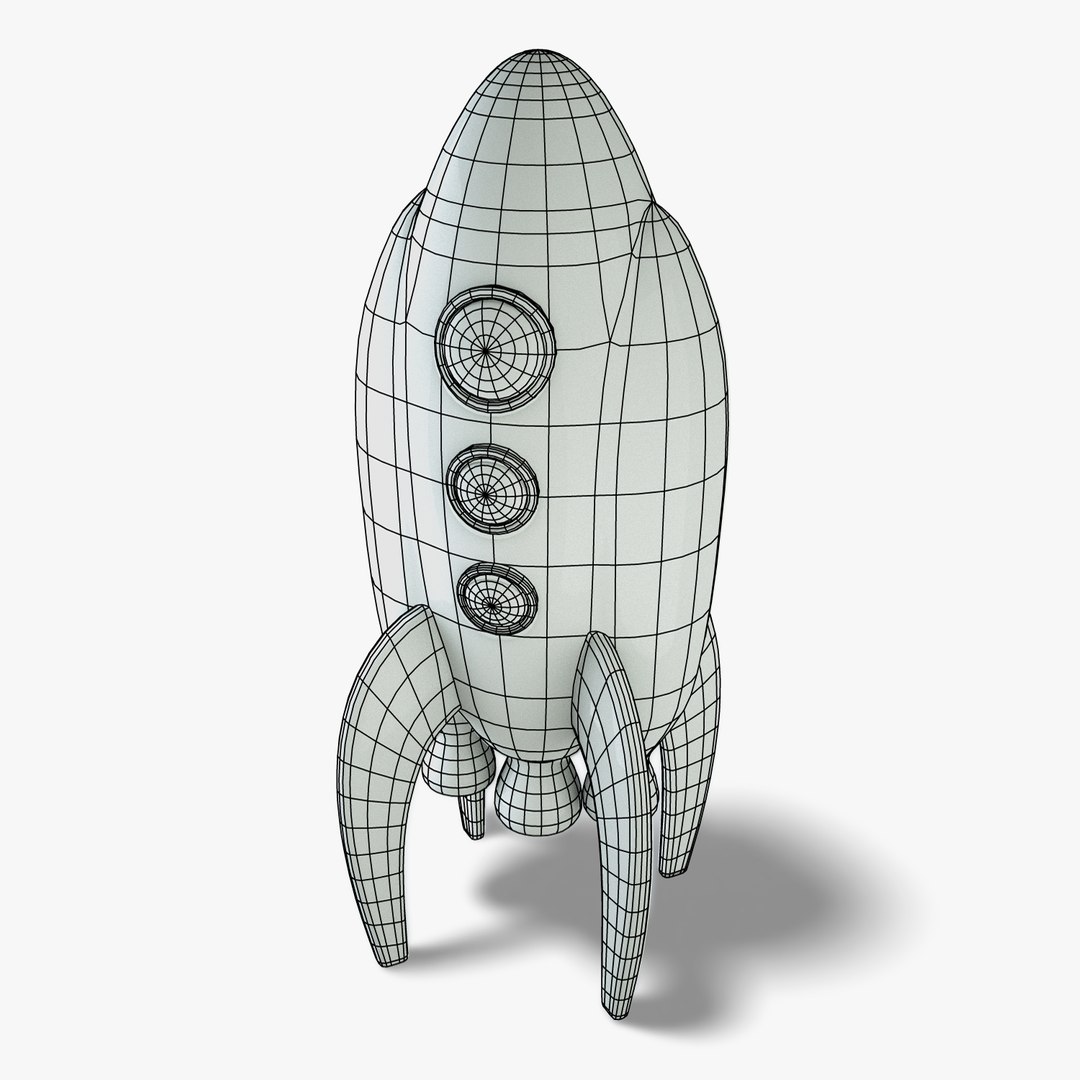 3d model retro rocket pack