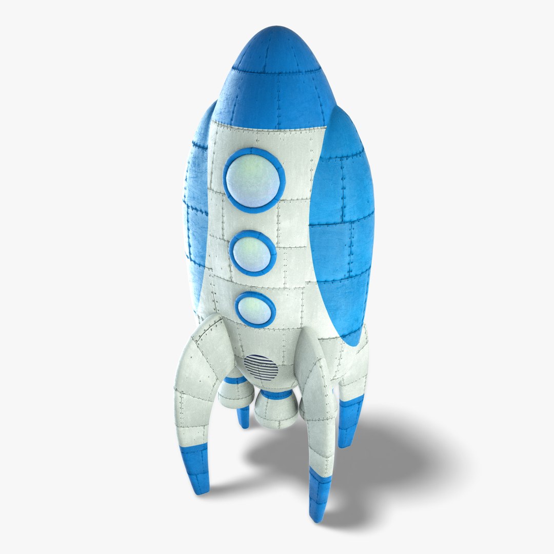 3d model retro rocket pack