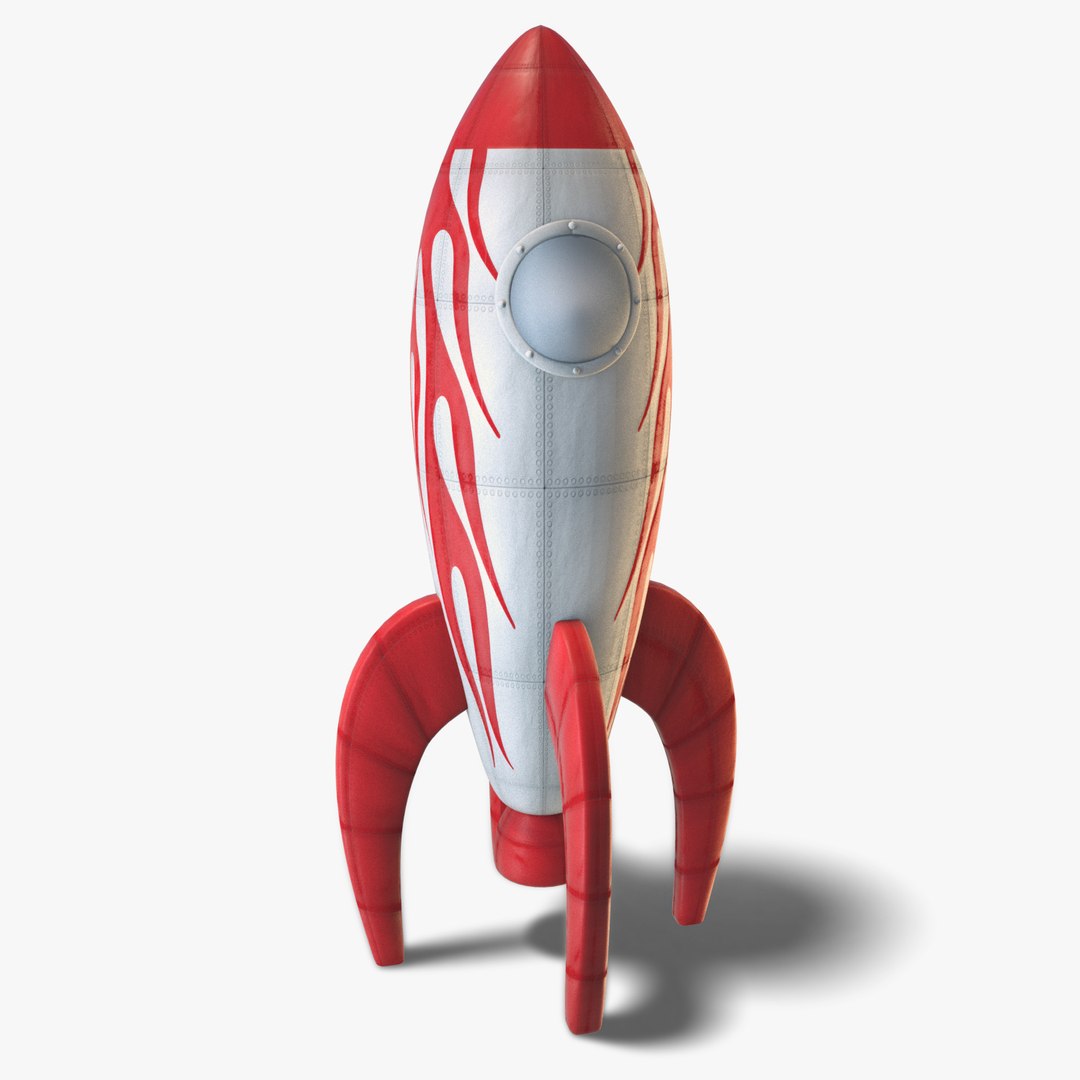 3d model retro rocket pack